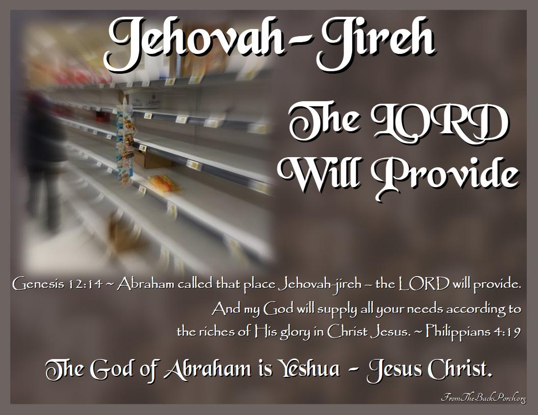 Jehovah Names of God Memes | From The Back Porch