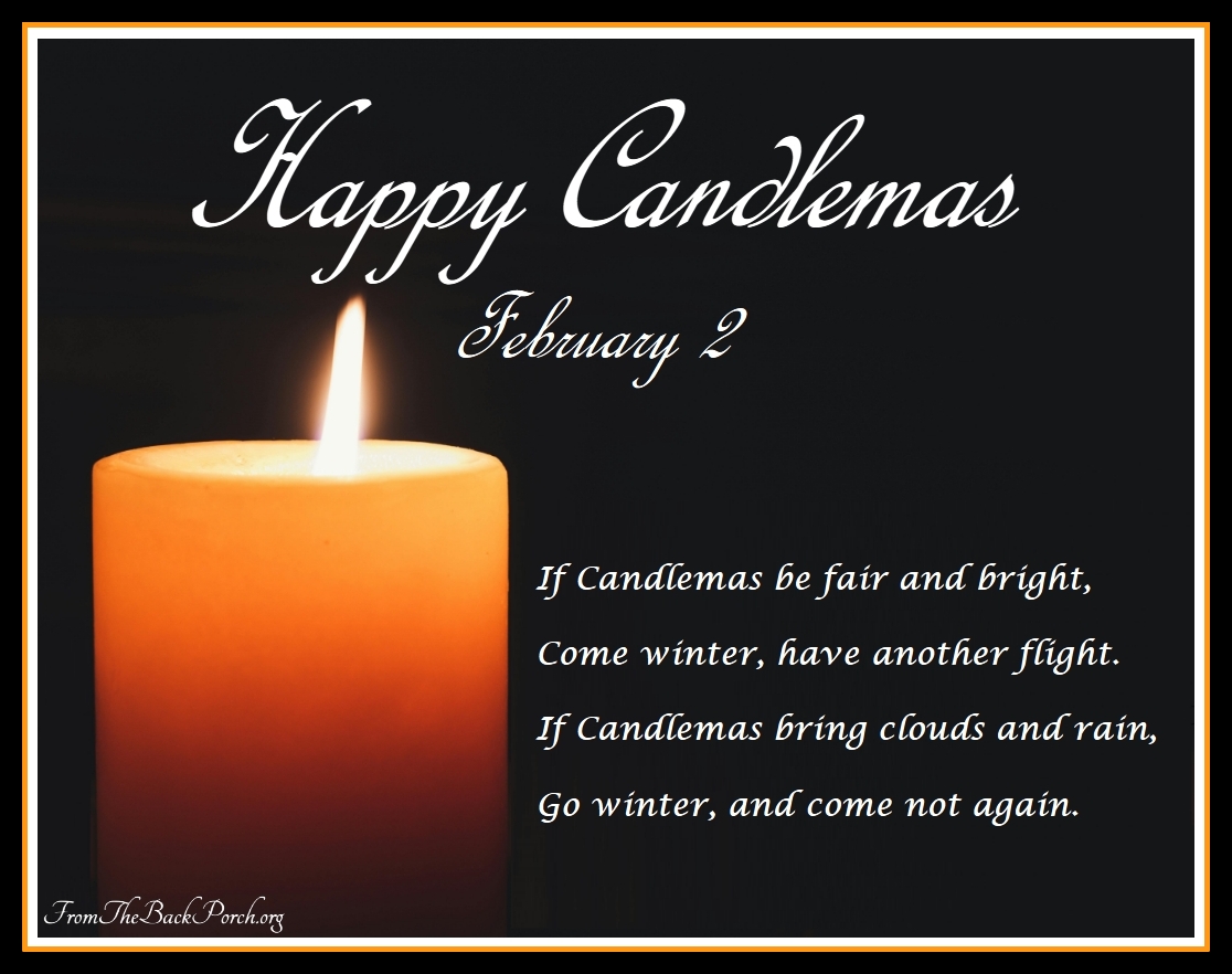 Candlemas & Groundhog Day | From The Back Porch